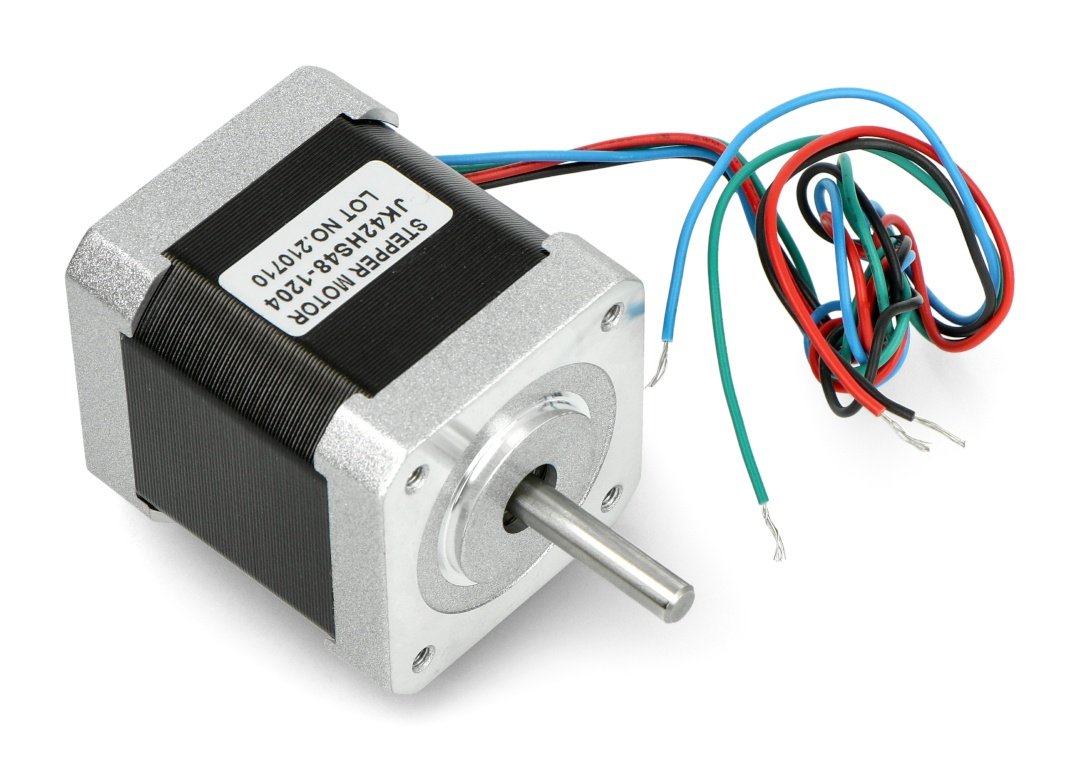 Stepper Motor JK42HS48-1204 200 steps 3,6V / 1,2A Botland - Robotic Shop