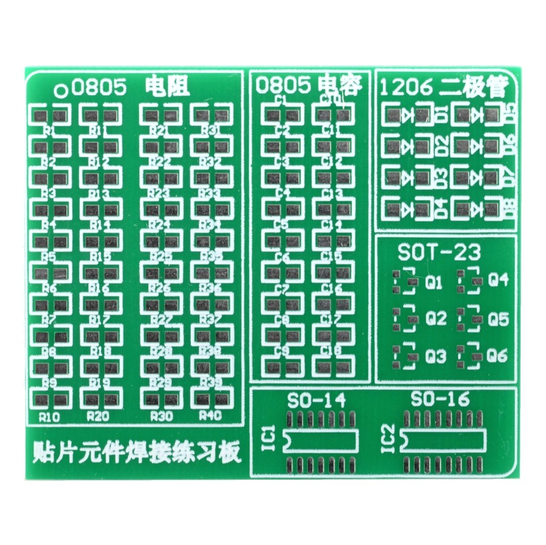 Buy Universal board for learning to solder SMD Botland - Robotic Shop