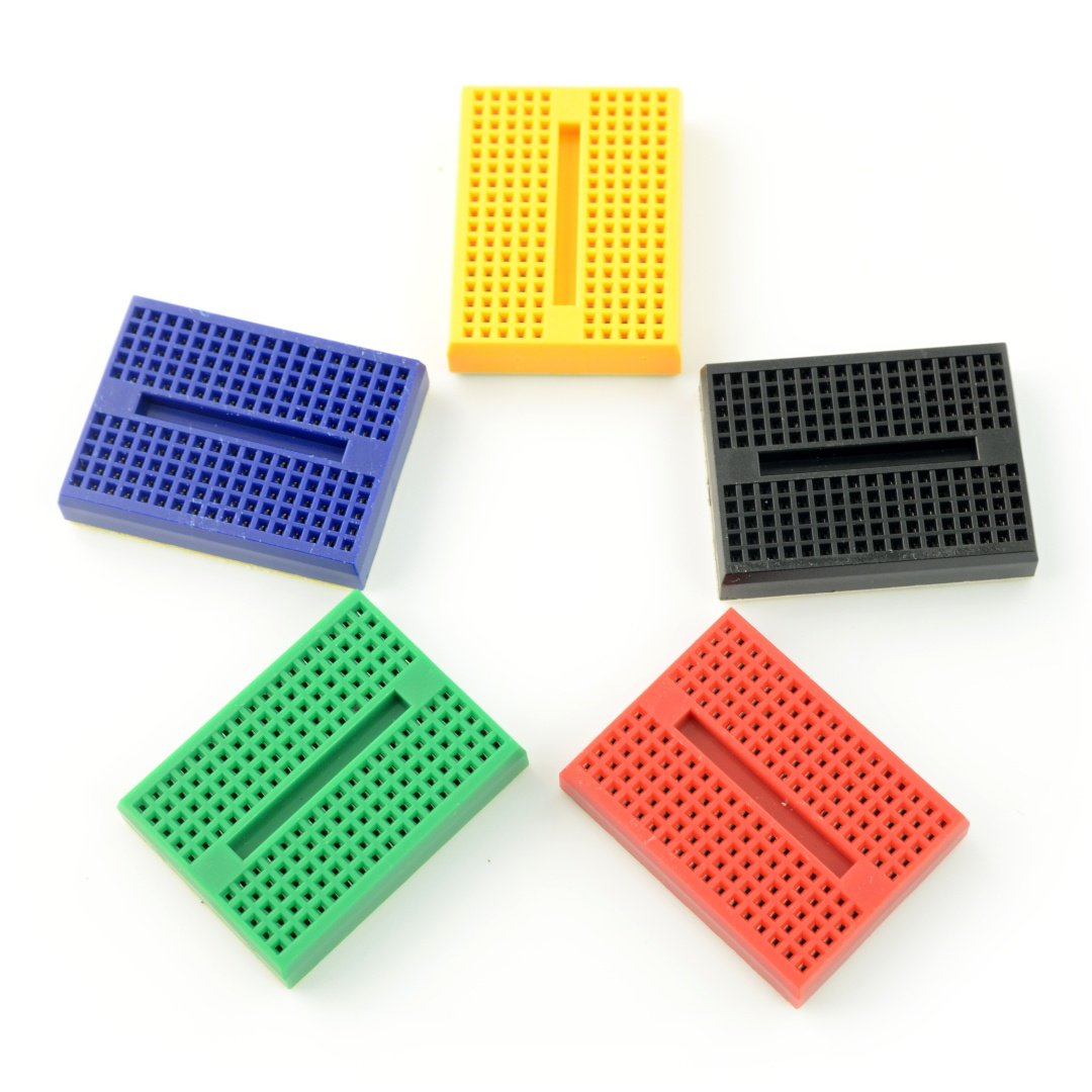 Buy Breadboard - 170 holes red Botland - Robotic Shop
