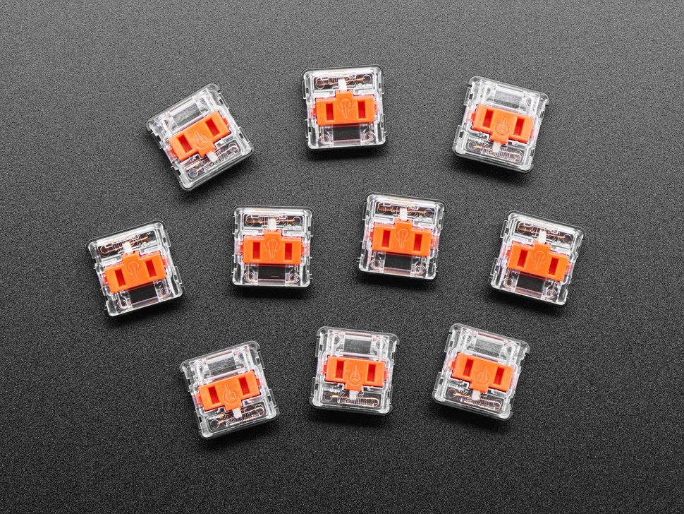 Kailh CHOC Low Profile Key Switches - Linear - Red - 10-pack - Adafruit ...