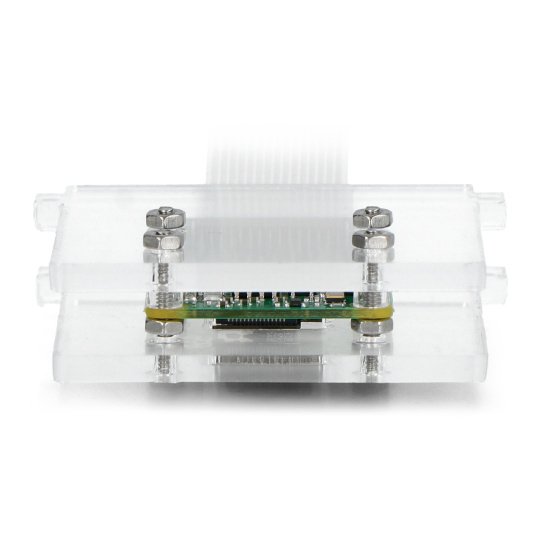 Raspberry Pi V3 camera mount - transparent Botland - Robotic Shop