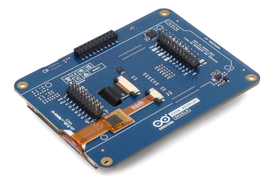 Giga Display Shield - overlay with 3,97'' touchscreen - Arduino ...