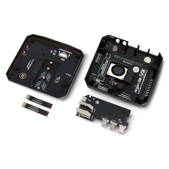 Argon ONE V3 M.2 NVMe PCIe case for Raspberry Pi 5 - with fan and ...