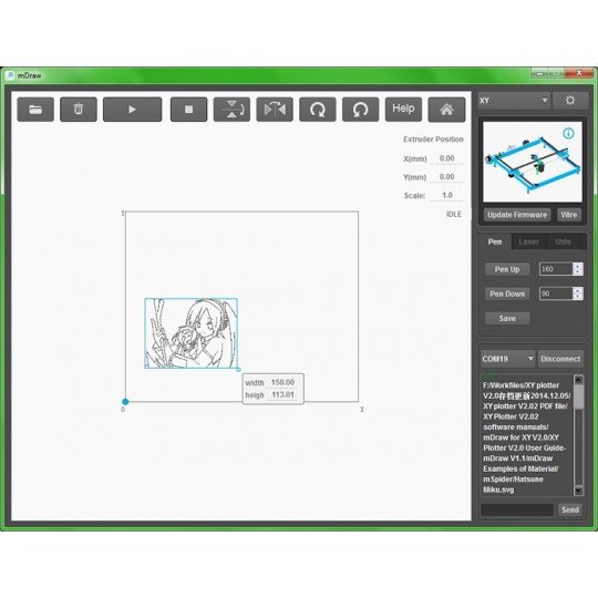 MakeBlock 90014 - XY-Plotter Robot Kit V2.0 - XY Botland - Robotic Shop