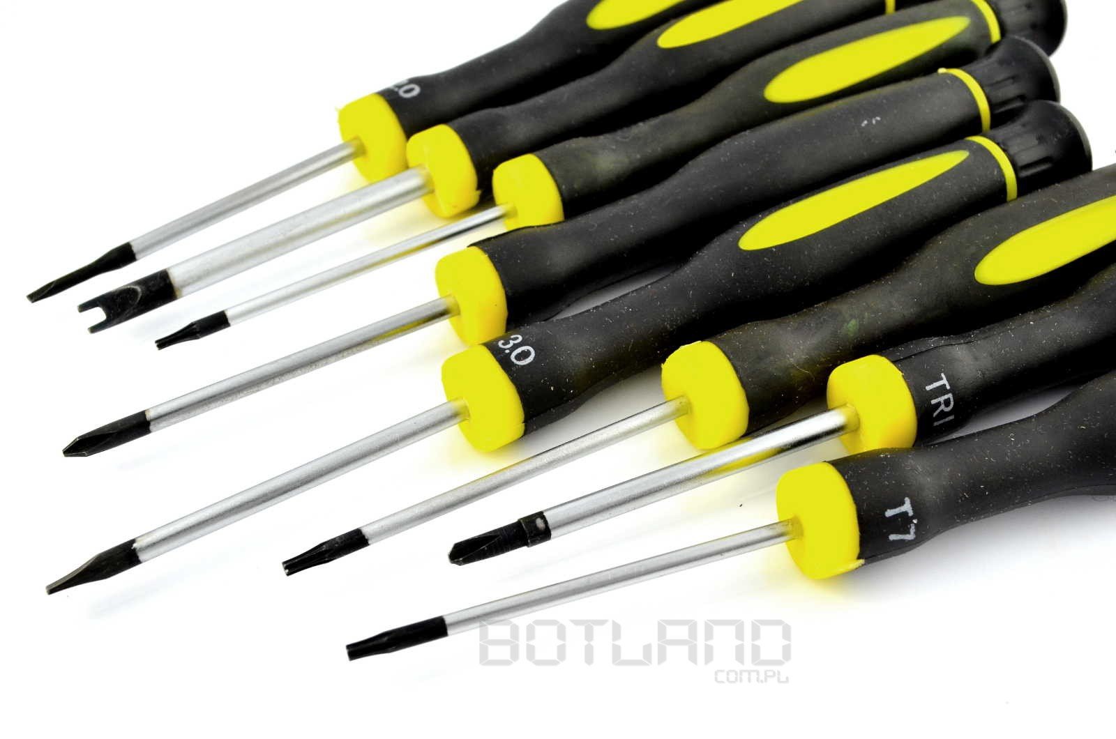 Universal screwdriver set T8 - 8 pcs. Botland - Robotic Shop