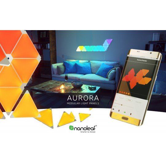 Aurora Nanoleaf Light Panels Smarter Kit - 9 Botland - Robotic Shop