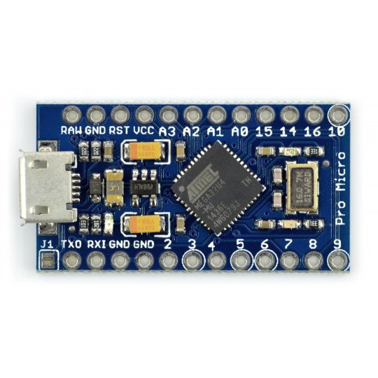 Blue Pro Micro 5V/16MHz - compatible with Arduino* Botland - Robotic Shop