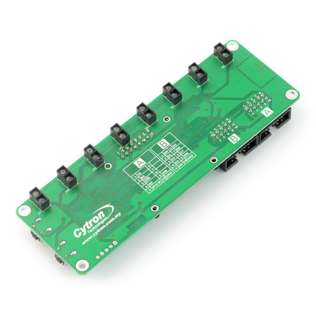 Cytron LSA08 - strip with reflection sensors and Botland - Robotic Shop