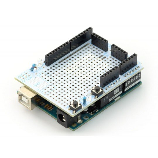 Velleman VMA201 Proto Shield + mini breadboard - Botland - Robotic Shop