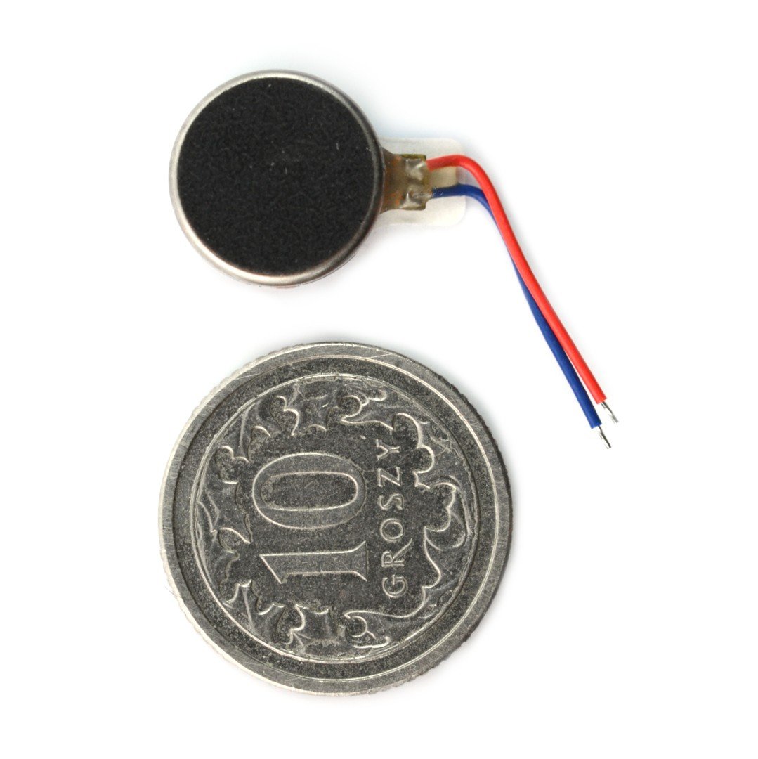 Mini vibrating motor 10x2.7mm - 5V Botland - Robotic Shop