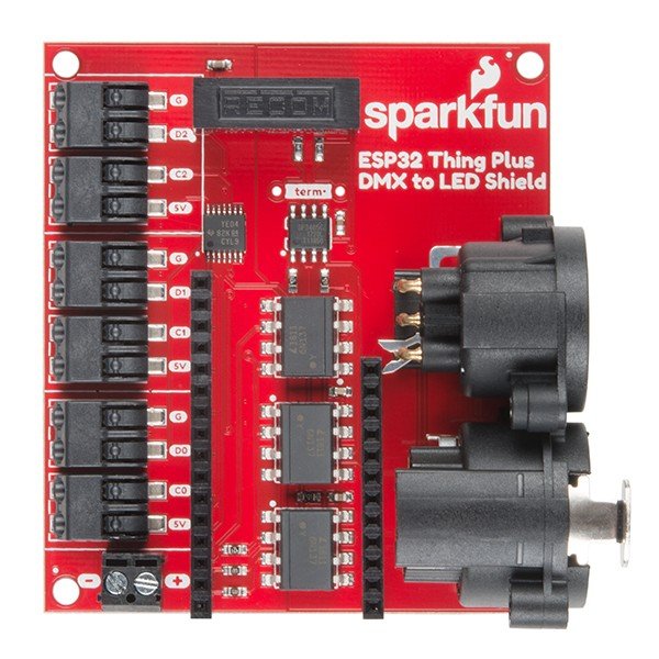SparkFun ESP32 Thing Plus DMX to LED Shield Botland - Robotic Shop SparkFun ESP32 Thing Plus DMX to LED Shield Botland - Robotic Shop
