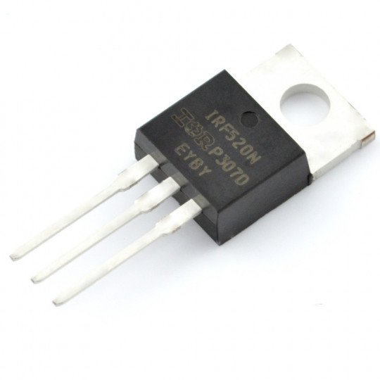 Buy Transistor N-MOSFET IRF520NPBF - THT - 5pcs. Botland - Robotic Shop