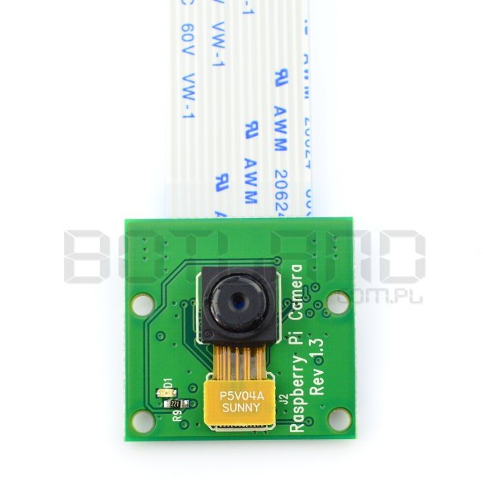 Raspberry Pi Model B 512 MB + card + HD camera Botland - Robotic Shop