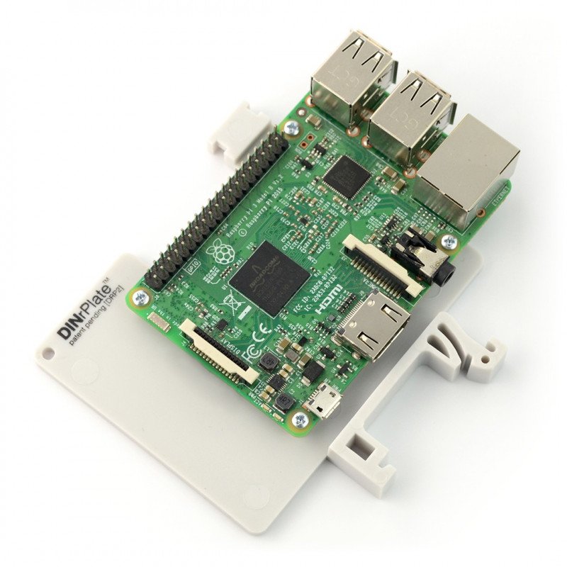 DIN Rail Mount for Raspberry Pi 3 Botland - Robotic Shop