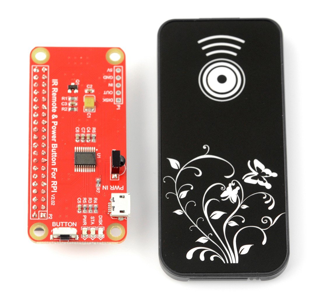Ir Hat Remote Control Raspberry Pi V2 Overlay Botland Robotic Shop