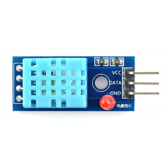 Temperature and humidity sensor DHT11 - blue Botland - Robotic Shop