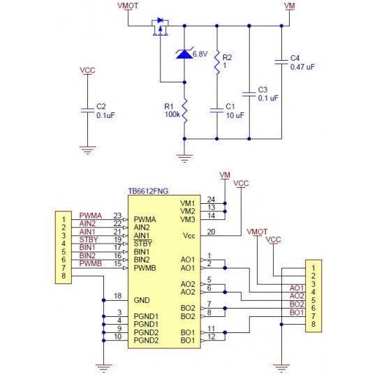 Buy TB6612FNG - two-channel motor controller Botland - Robotic Shop