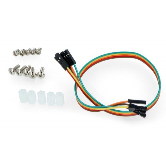 LCD display 4x20 characters blue + I2C converter Botland - Robotic Shop