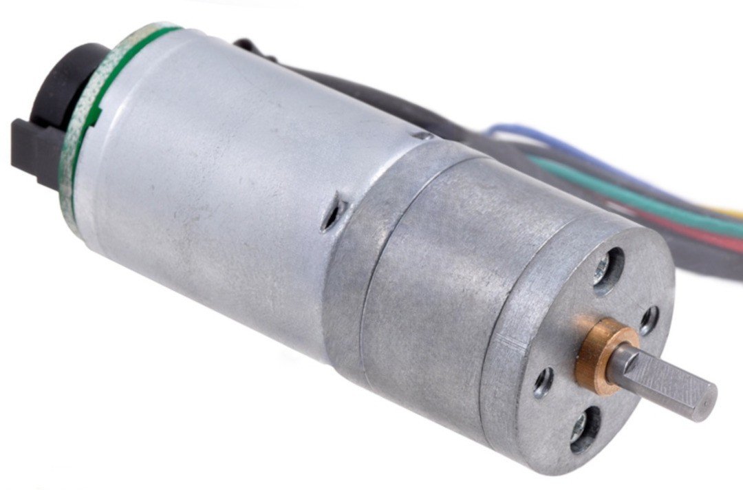 DC Motor 25Dx54L with 75:1 Gear 6V 75RPM + Botland - Robotic Shop