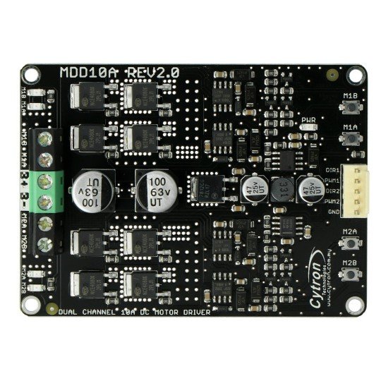 Cytron MDD10A - dual-channel 30V / 10A motor Botland - Robotic Shop