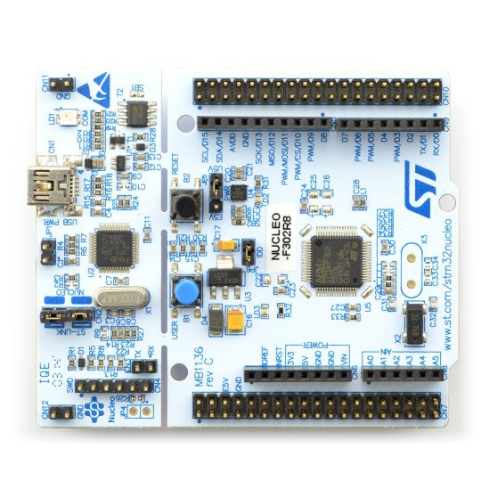 Buy STM32 NUCLEO-F302R8 module - STM32F302R8 ARM Botland - Robotic Shop