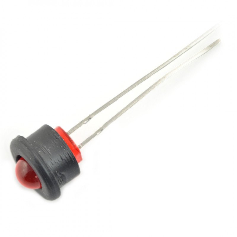 Buy LED 5mm holder Kradex - short - 5 pieces Botland - Robotic Shop