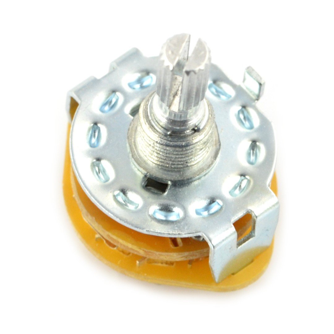 Rotary switch 3-position 4 circuits - 37mm Botland - Robotic Shop