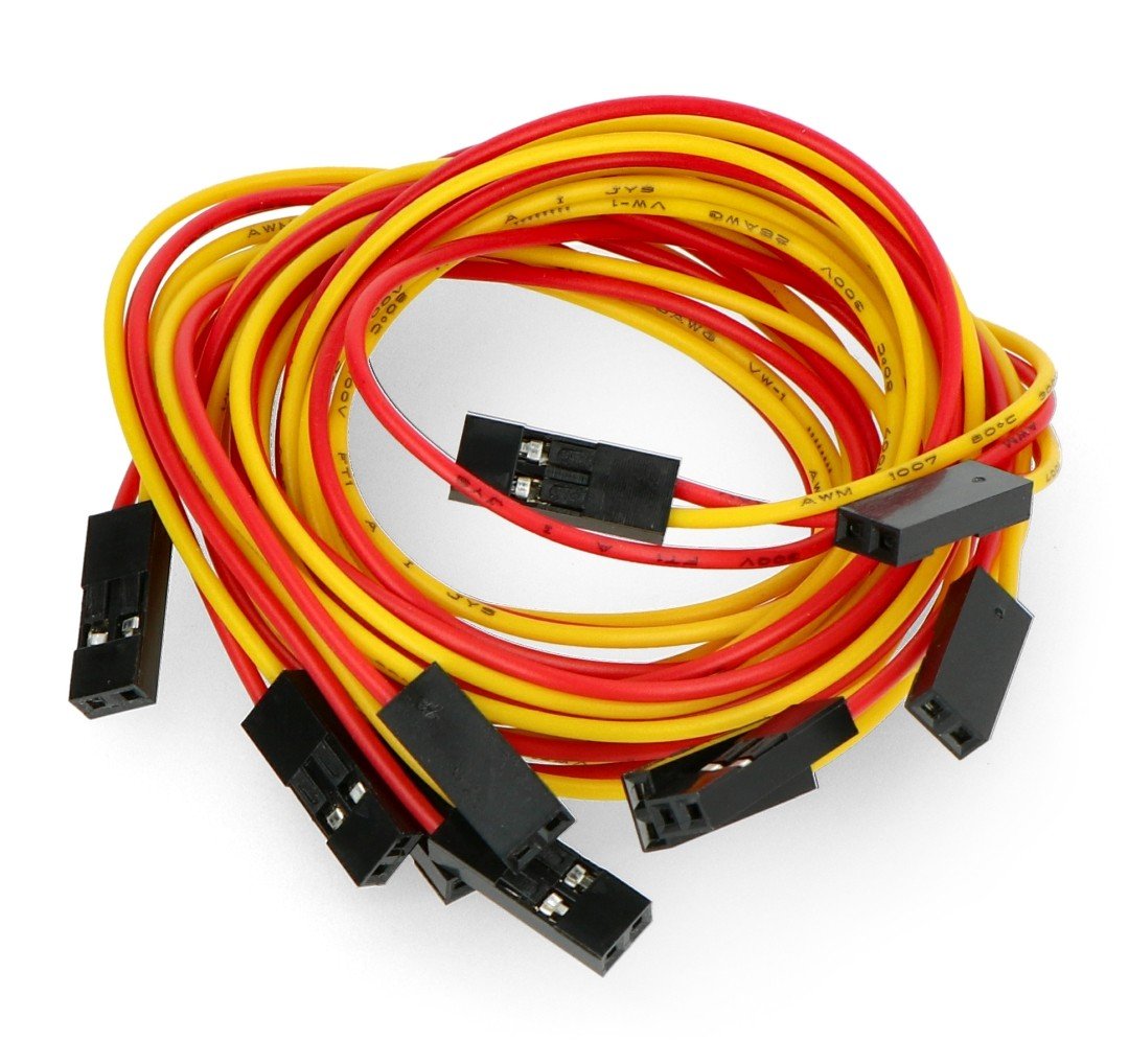 Buy Cable Assembly 2 pin female raster 2,54 mm - Botland - Robotic Shop