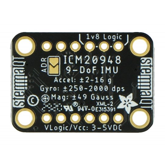 ICM-20948 9DoF - 3-axis accelerometer, gyroscope Botland - Robotic Shop