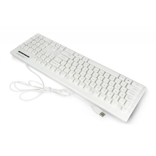 Waterproof keyboard USB Esperanza EK130W Botland - Robotic Shop