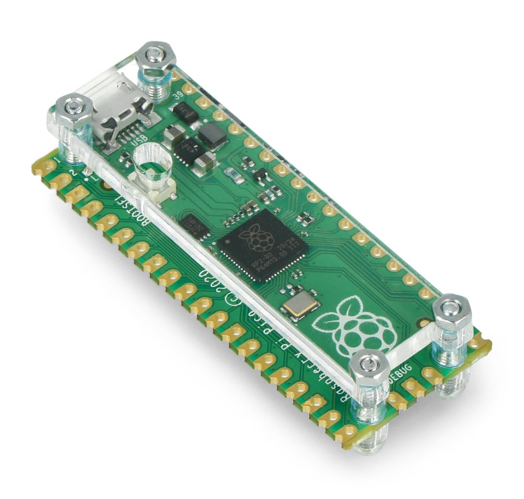 Buy Case for Raspberry Pi Pico open - transparent Botland - Robotic Shop