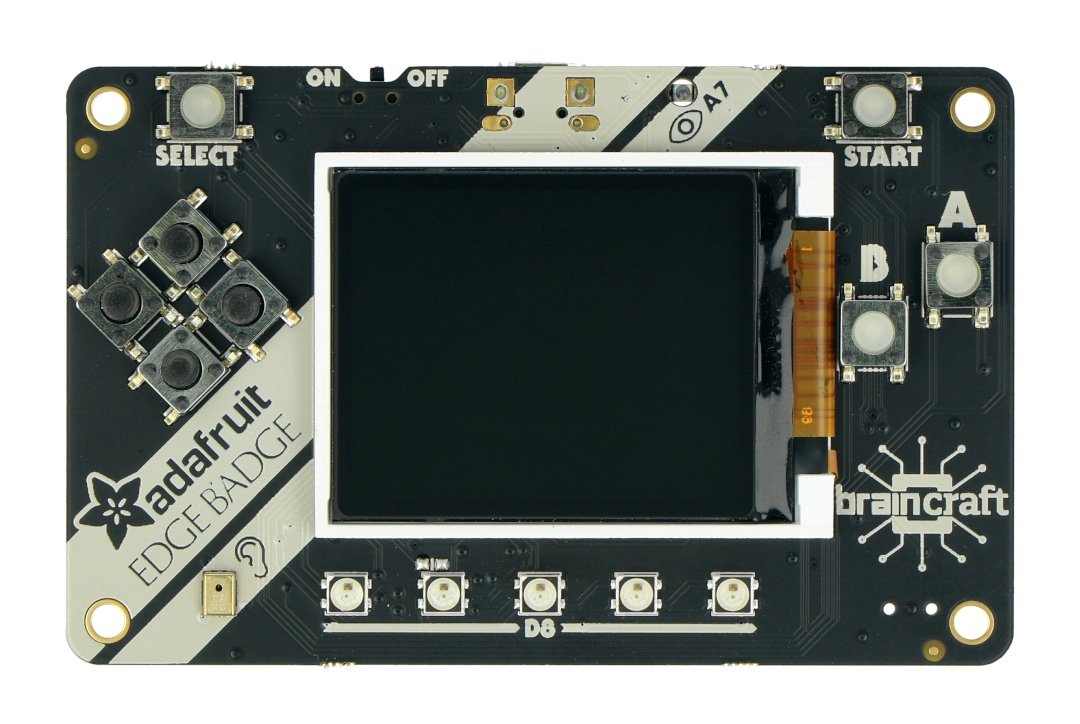 EdgeBadge - TensorFlow Lite - mini console for Botland - Robotic Shop