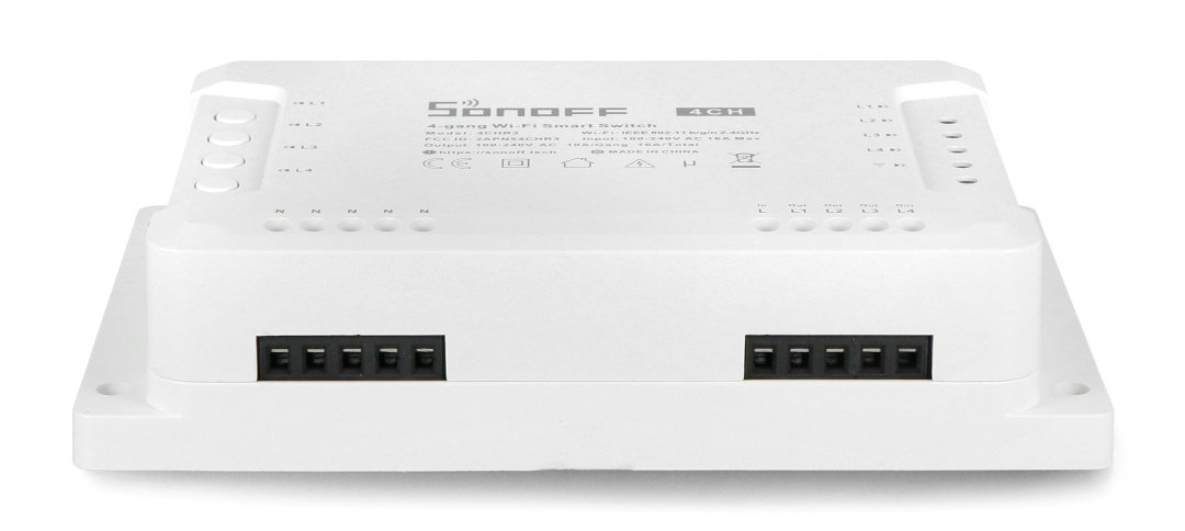 Sonoff 4CH Rev2 WiFi - 4-channel switch_ Botland - Robotic Shop