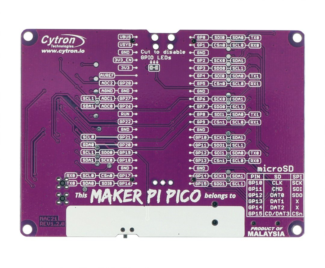Maker Pi Pico Base Simplifying Pi Pico For Botland Robotic Shop